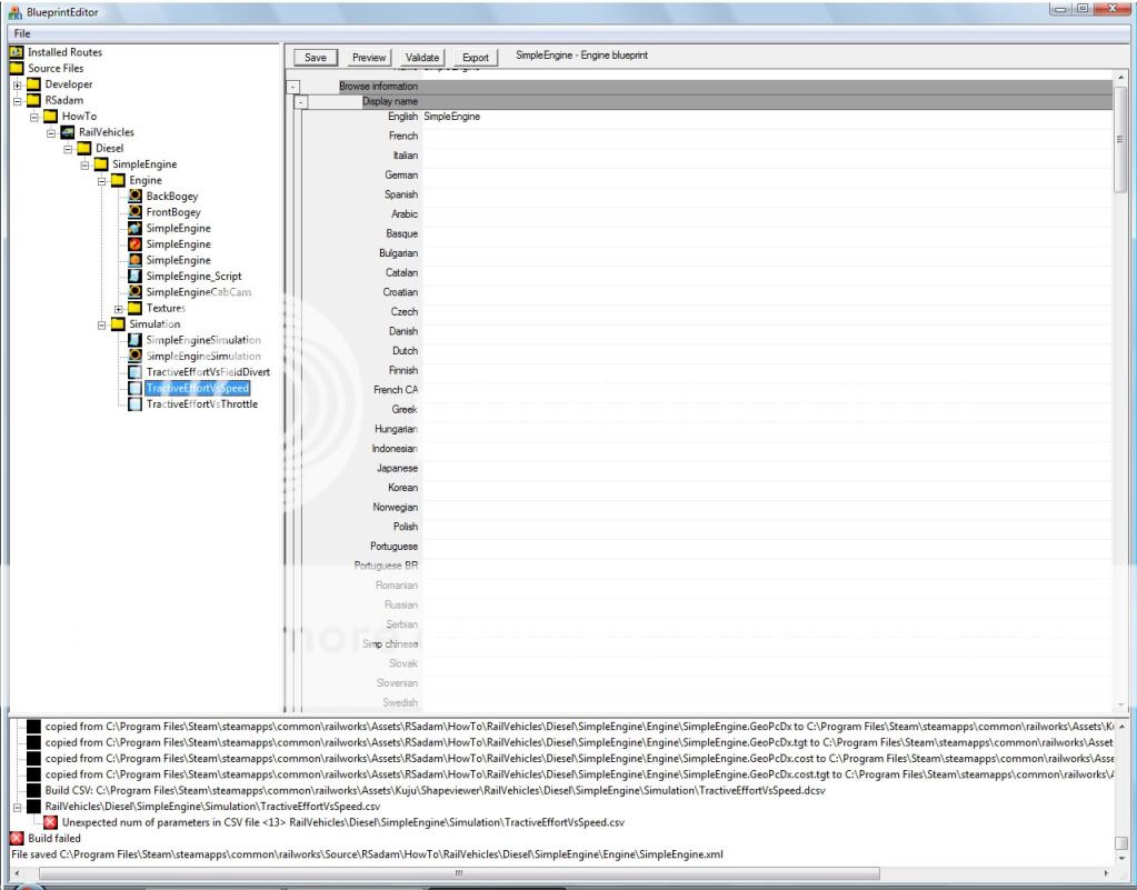 Engine Tut .csv Help - TrainSim.Com